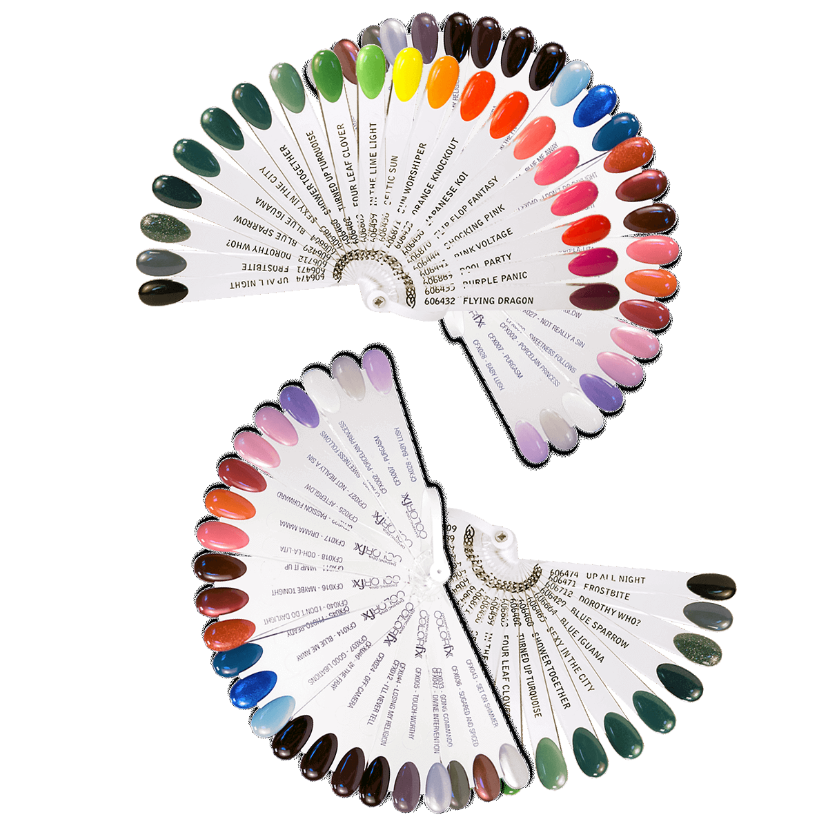 Color Display - Nail Polish Charts